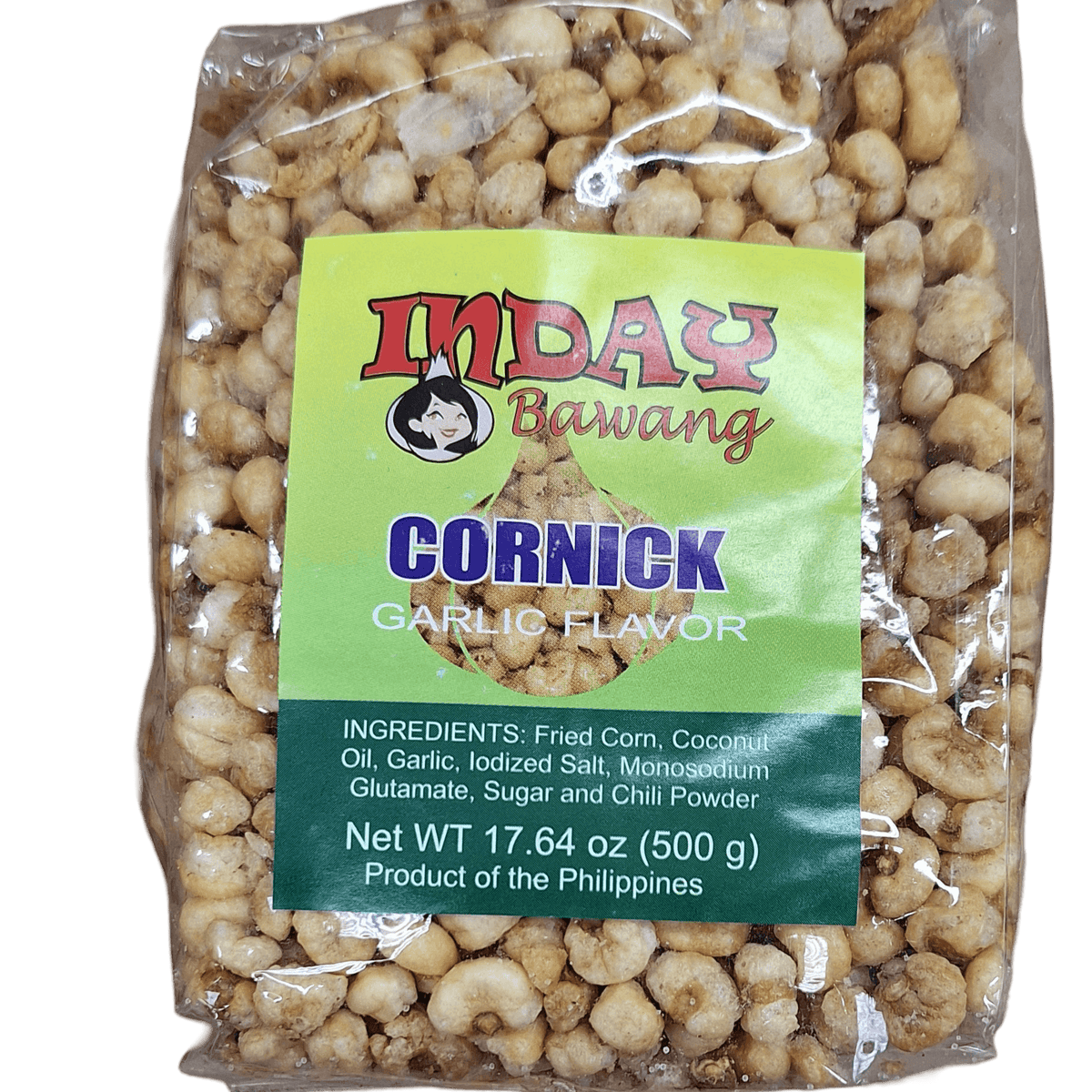 Inday Bawang Cornick Garlic Flavor, Filipino Crunchy Corn Nut Snack, 17 ...