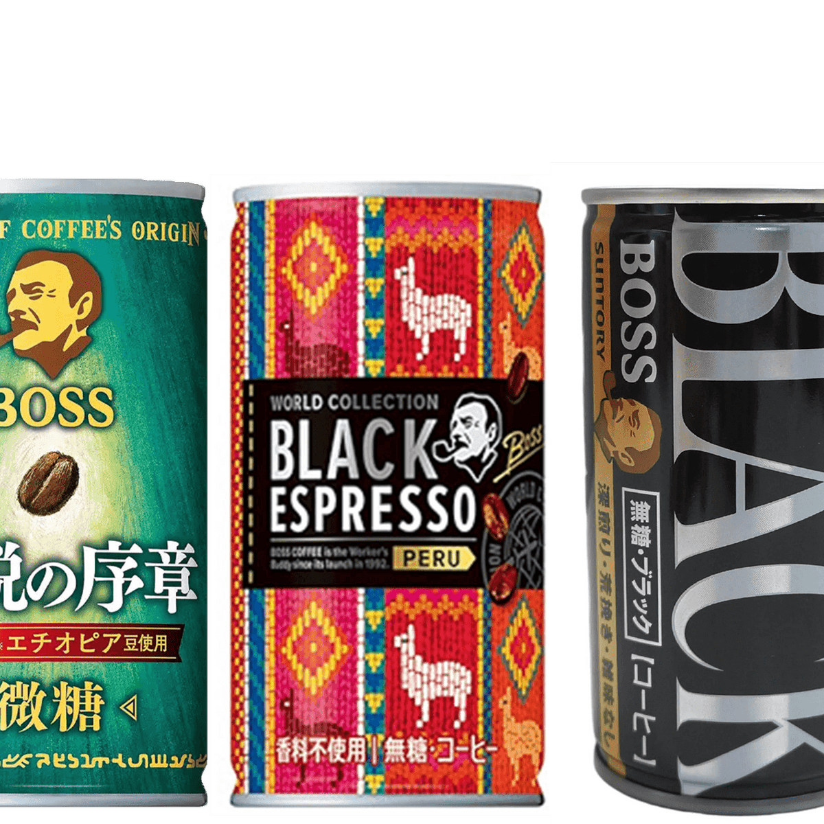 BOSS Suntory Collection, Japanese Canned Coffee, Boss Coffee, 1 Can ...