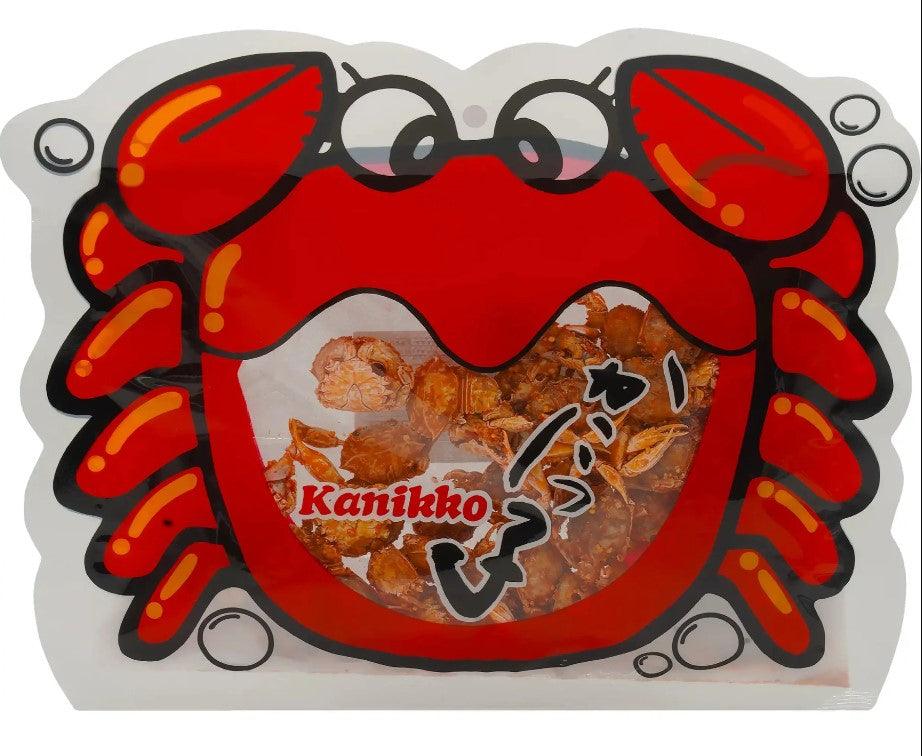 Okabe Kanikko Baby Crab Snack, Baked Crab Sembei 2.29 oz - Mighty Depot