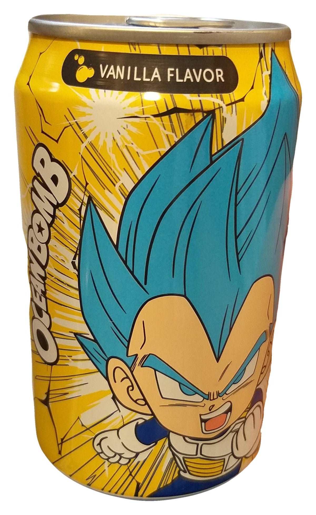 Ocean Bomb - Dragon Ball Z Soda Vegeta (Vanilla Flavor), 11.1 Ounces ...