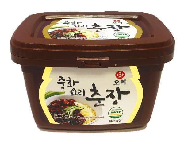 Obok Chunjang, Black Bean Paste Essential for Jjajang Sauce, 500g ...