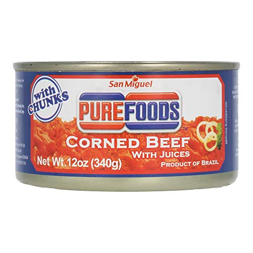 Purefoods Corned Beef with Chunks – Mighty Depot
