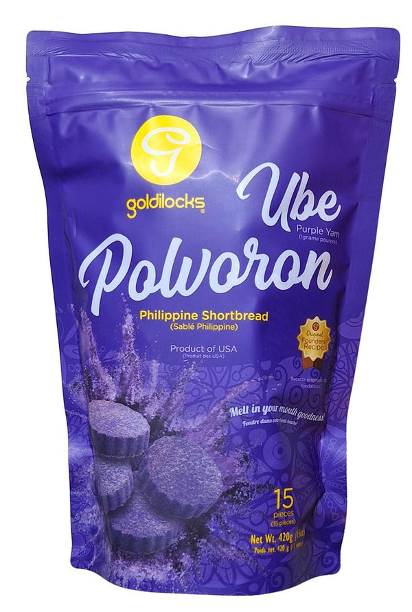 Goldilocks Ube (Purple Yam) Polvoron | Philippine Shortbread | 15 Oz p ...