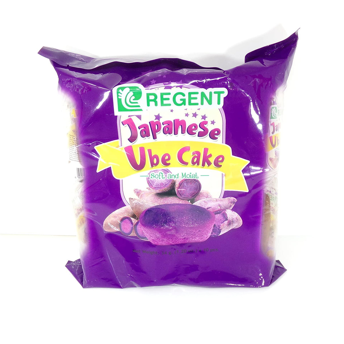 Regent Japanese Ube Cake Soft and Moist 34g 1.2oz – Mighty Depot