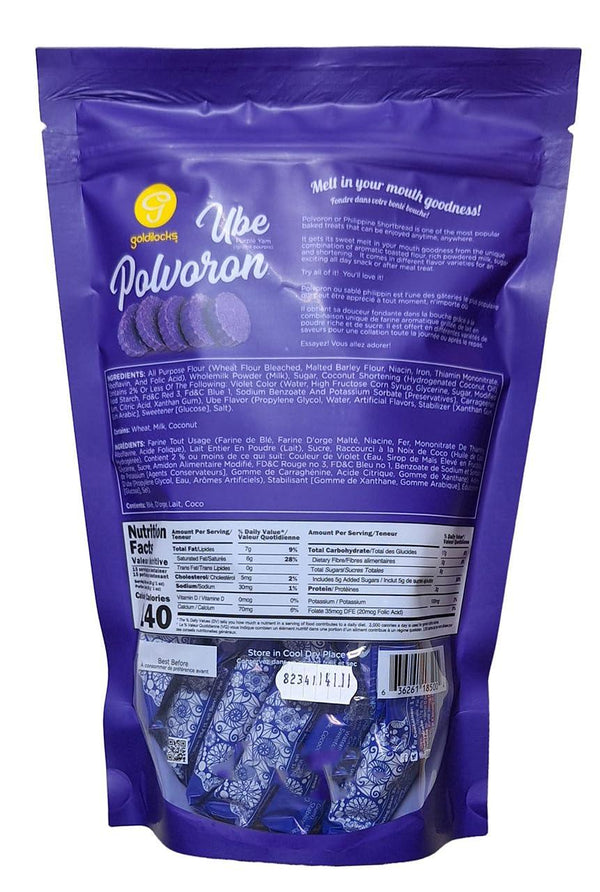 Goldilocks Ube (Purple Yam) Polvoron | Philippine Shortbread | 15 Oz p ...