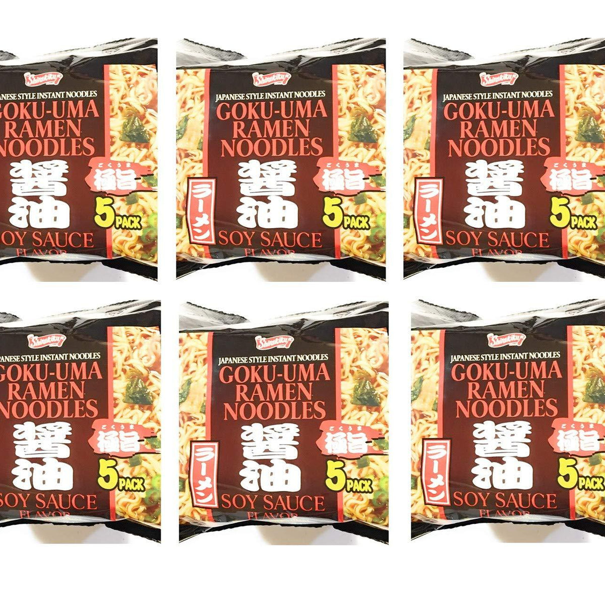Shirakiku Japanese Style Instant Noodles Tonkotsu Flavor(5x3.35 Oz) (S ...