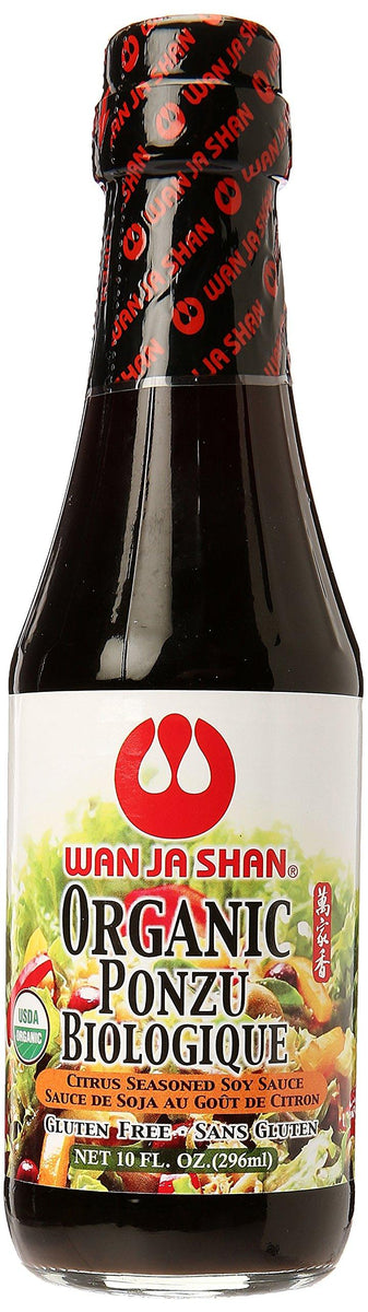 WAN JA SHAN Organic Ponzu Sauce Citrus Seasoned Soy Sauce, 10 FZ ...