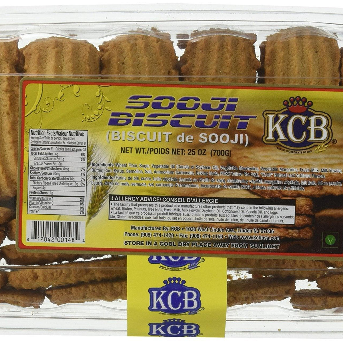 KCB, Sooji Biscuit, 700 Grams(gm) – Mighty Depot