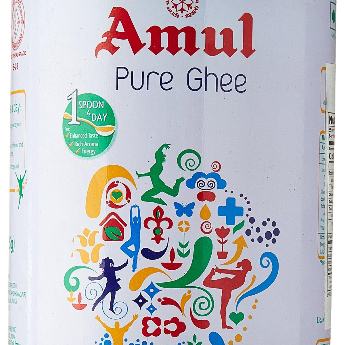 Amul Pure Ghee Clarified Butter, 1 Litre (Pack of 2) – Mighty Depot